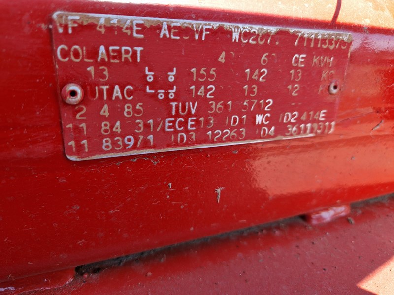 Essieu Colaert 15 tonnes à 40 km/h